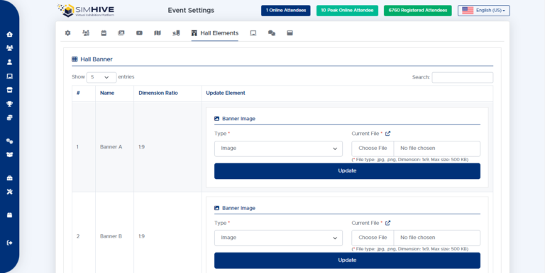 Mengenal Fitur 10 Branding Spaces in Hall Pada Pameran Virtual Simhive – SimHive | Blog